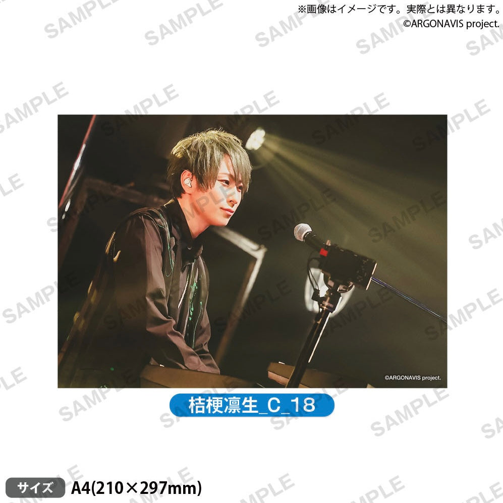 ARGONAVIS_EX_アーティストBIGブロマイド（A4サイズ）桔梗凛生_C_18